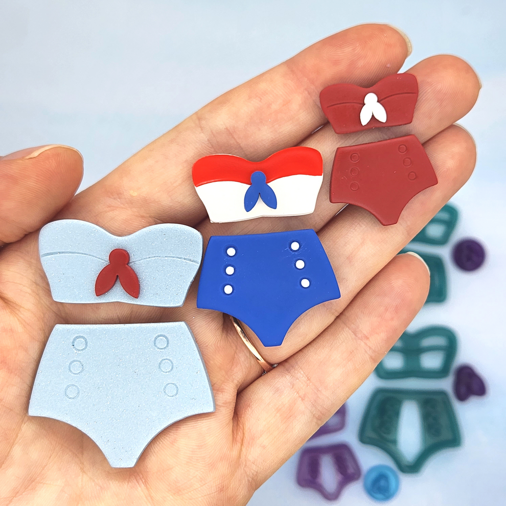 Vintage Bikini Polymer Clay Cutter | Sharp, Clean, Precision Cuts – The ...