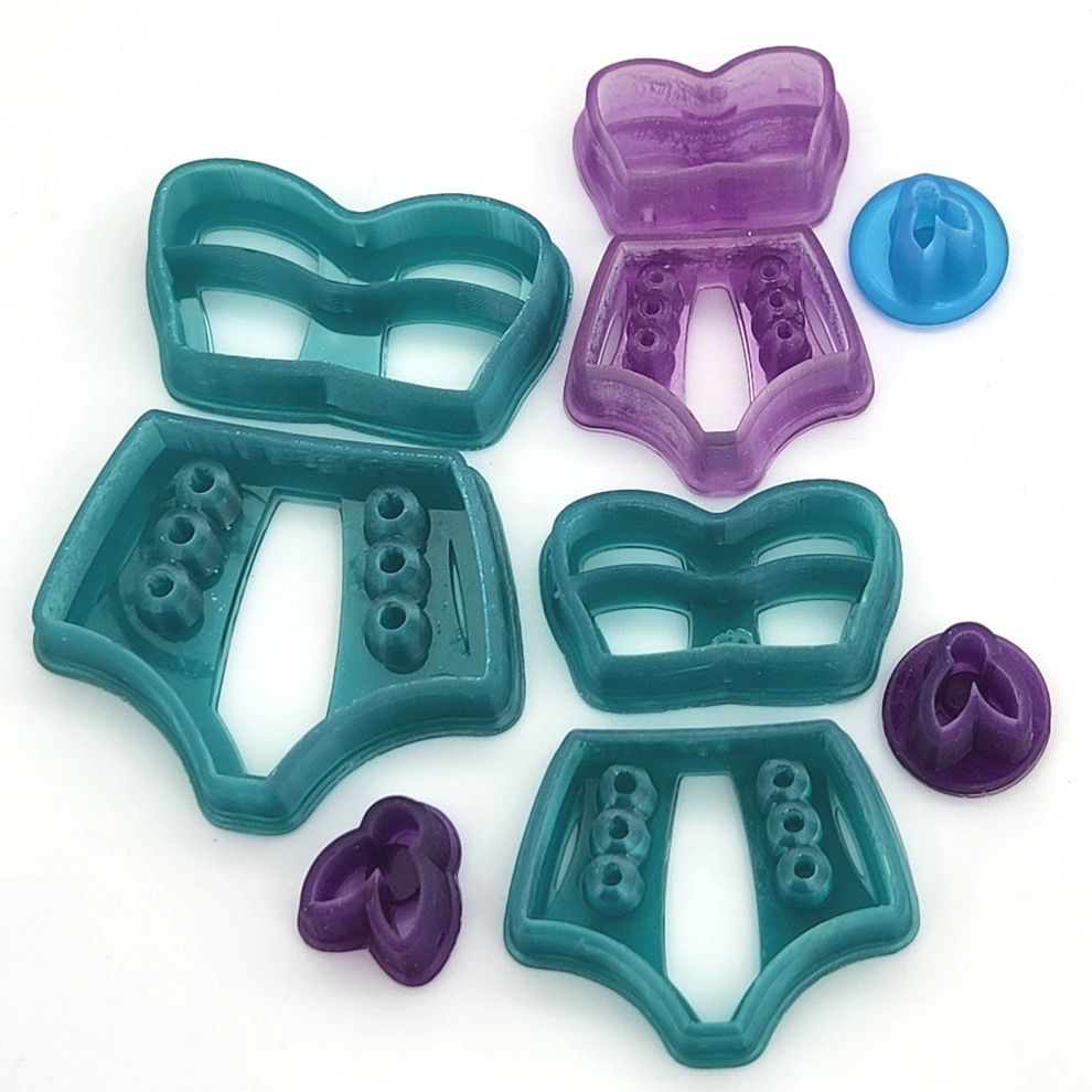 Vintage Bikini Polymer Clay Cutter | Sharp, Clean, Precision Cuts – The ...