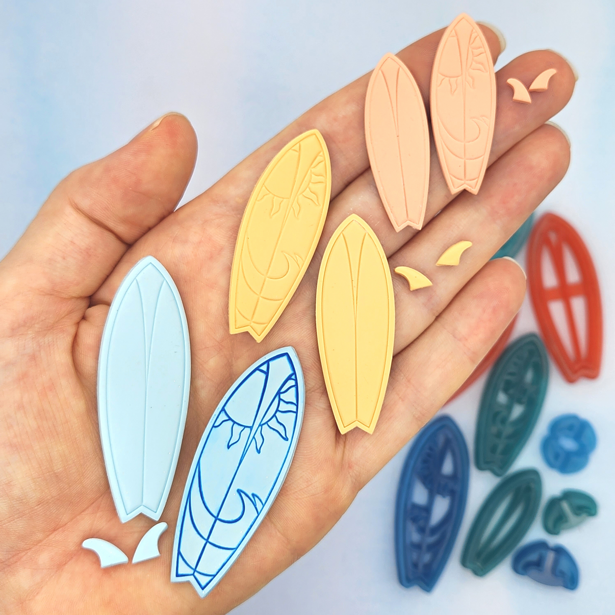 Surfboard Polymer Clay Cutter Set | Sharp, Clean Precision Cuts – The ...