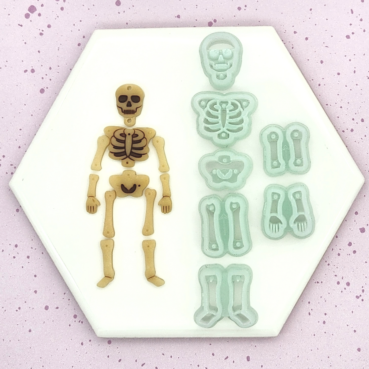 Skeleton Polymer Clay Cutter Set | Sharp, Clean, Precise – The Clay Impress