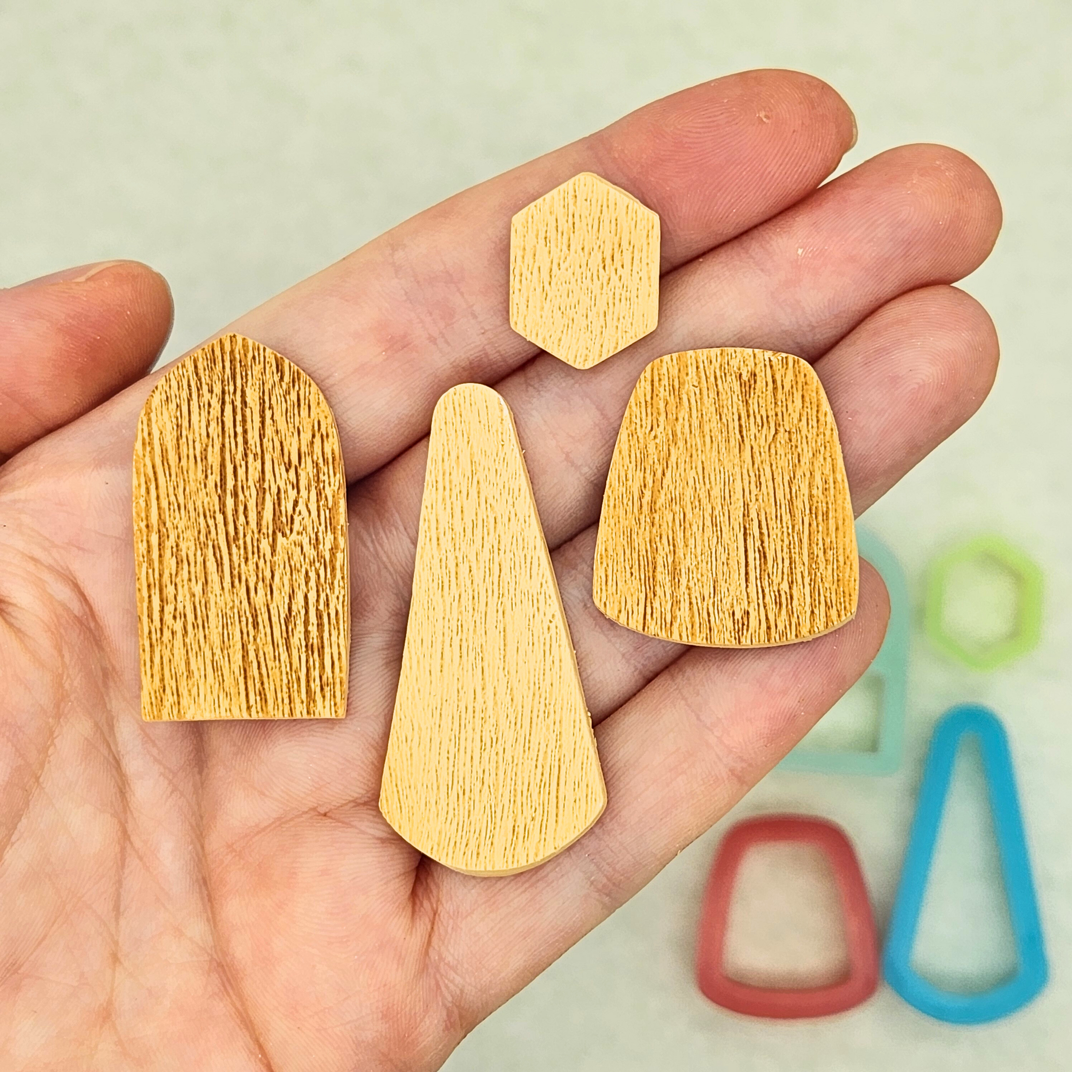 Realistic Woodgrain Polymer Clay Texture Roller – The Clay Impress