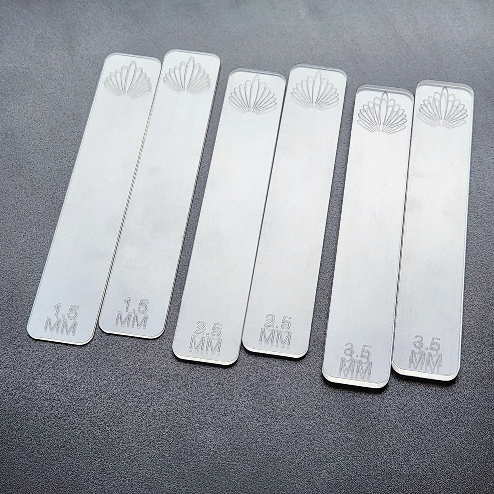 Polymer Clay Thickness Guides – The Clay Impress