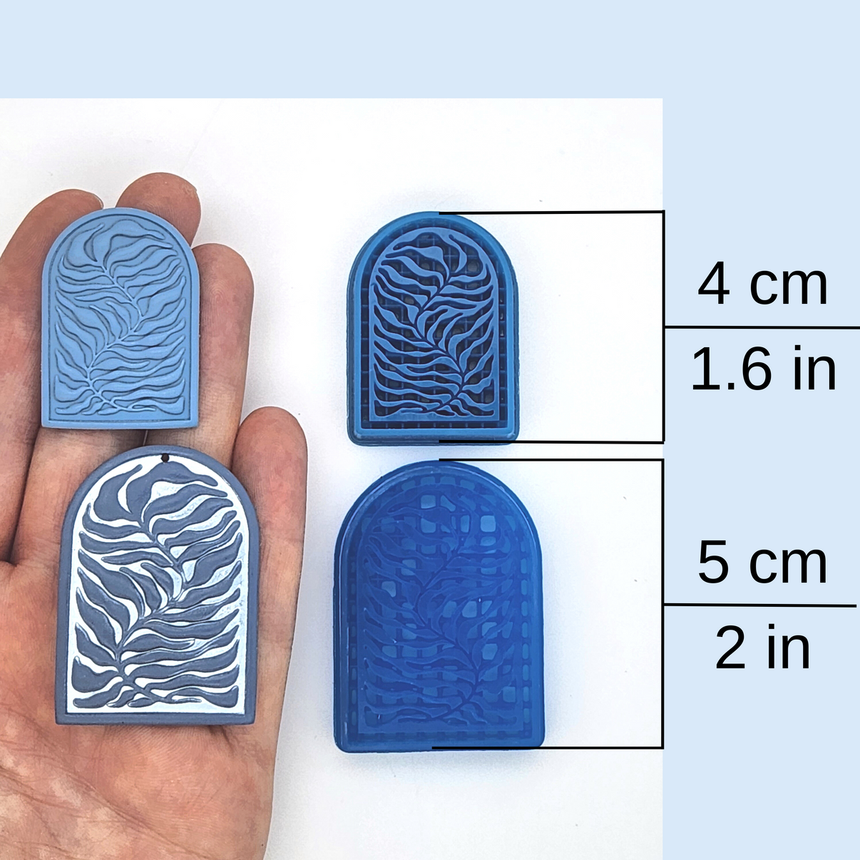 Abstract Seaweed Polymer Clay Cutters | Sharp, Clean, Precision Cuts ...