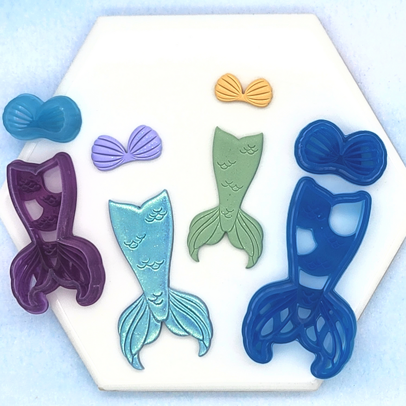 Mermaid Tail Polymer Clay Cutter Set | Sharp, Clean, Precise – The Clay ...
