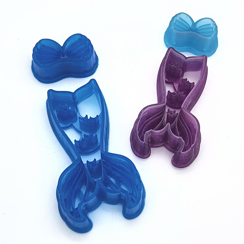 Mermaid Tail Polymer Clay Cutter Set | Sharp, Clean, Precise – The Clay ...