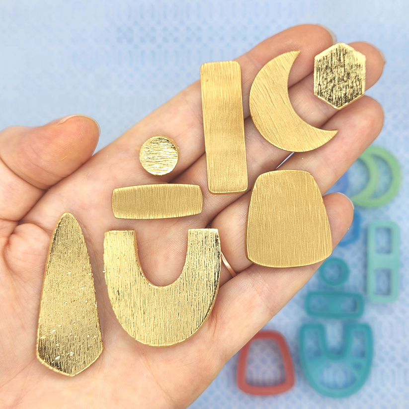 Brushed Metal Polymer Clay Texture Roller – The Clay Impress