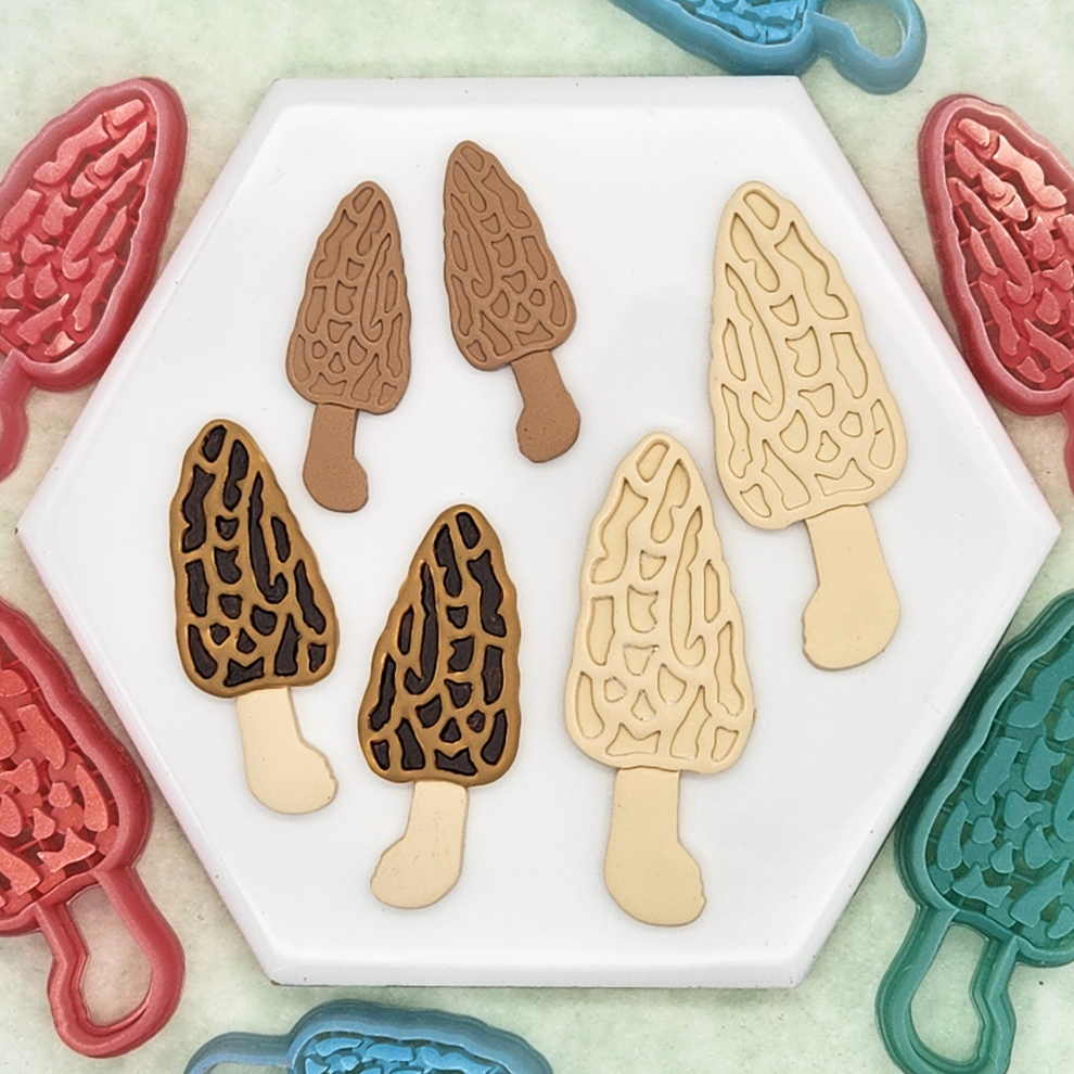 Morel Mushroom Polymer Clay Cutters | Sharp, Clean Precision Cuts – The ...