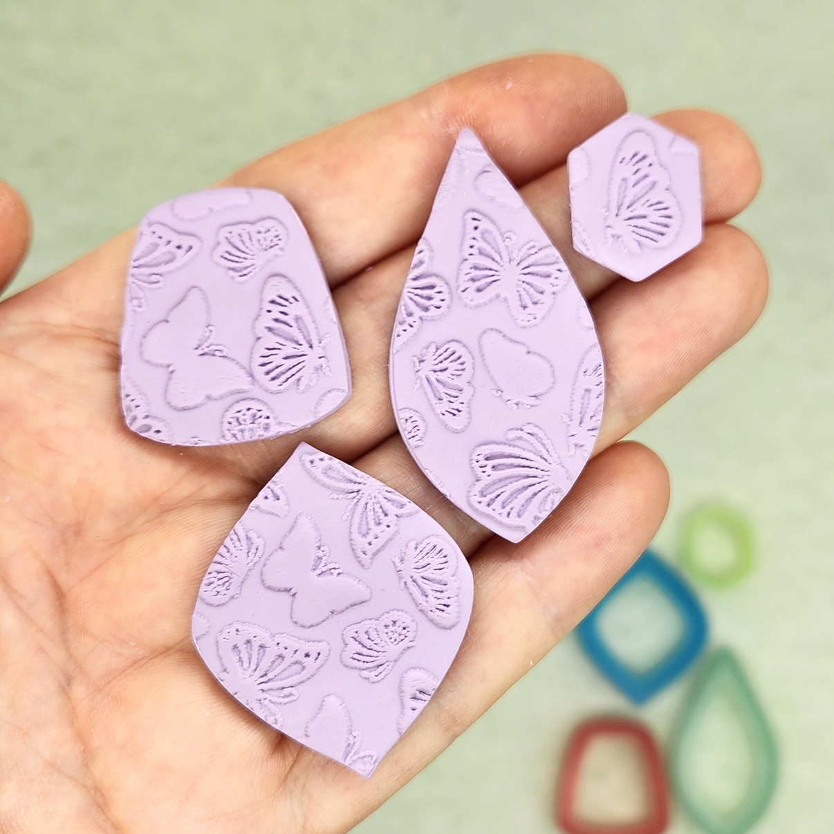 Butterfly Polymer Clay Texture Sheet | Unique, Detailed, & Easy to Use ...