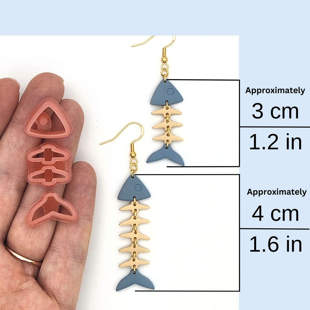 Fish Skeleton Polymer Clay Cutter | Sharp, Clean Precision Cuts – The ...