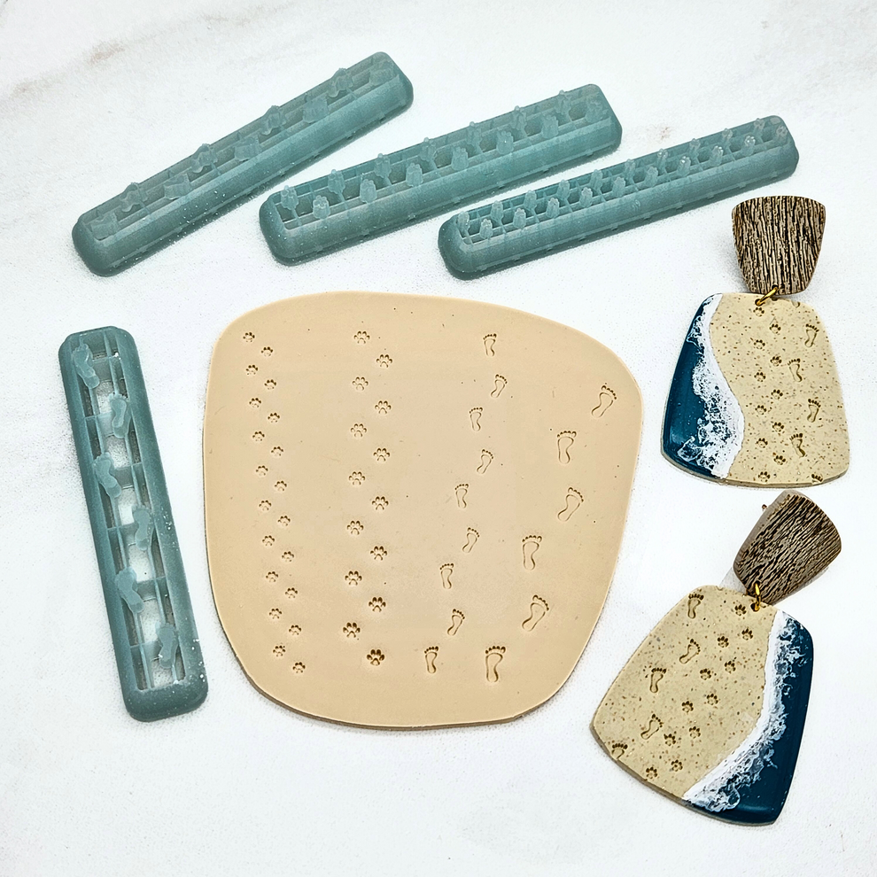 Footprint Polymer Clay Stamps – The Clay Impress