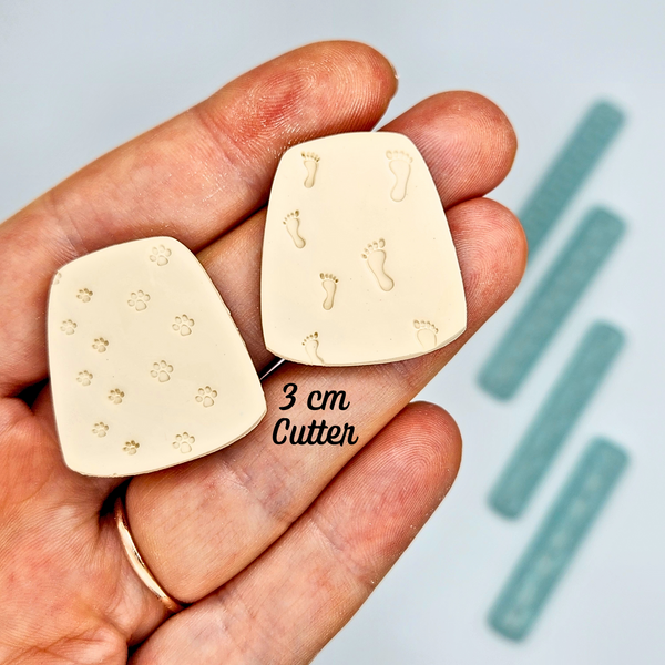 Footprint Polymer Clay Stamps – The Clay Impress