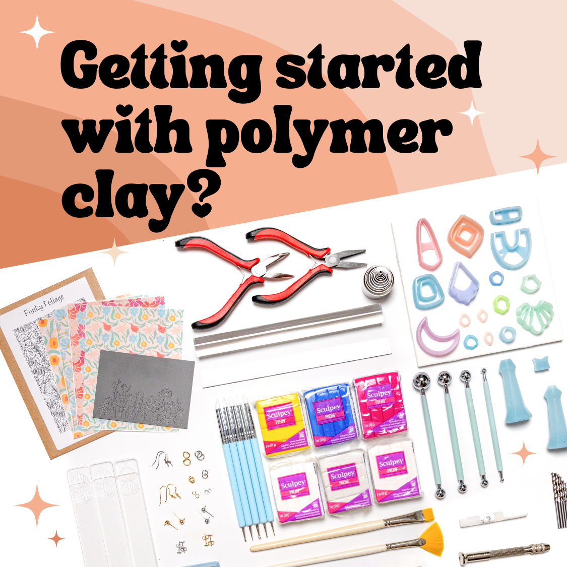 Polymer Clay Cutters, Silk Screens, & Texture Sheets – The Clay Impress