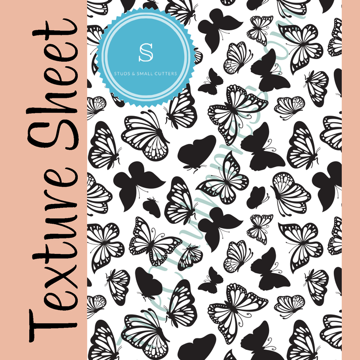 Butterfly Polymer Clay Texture Sheet | Unique, Detailed, & Easy to Use ...