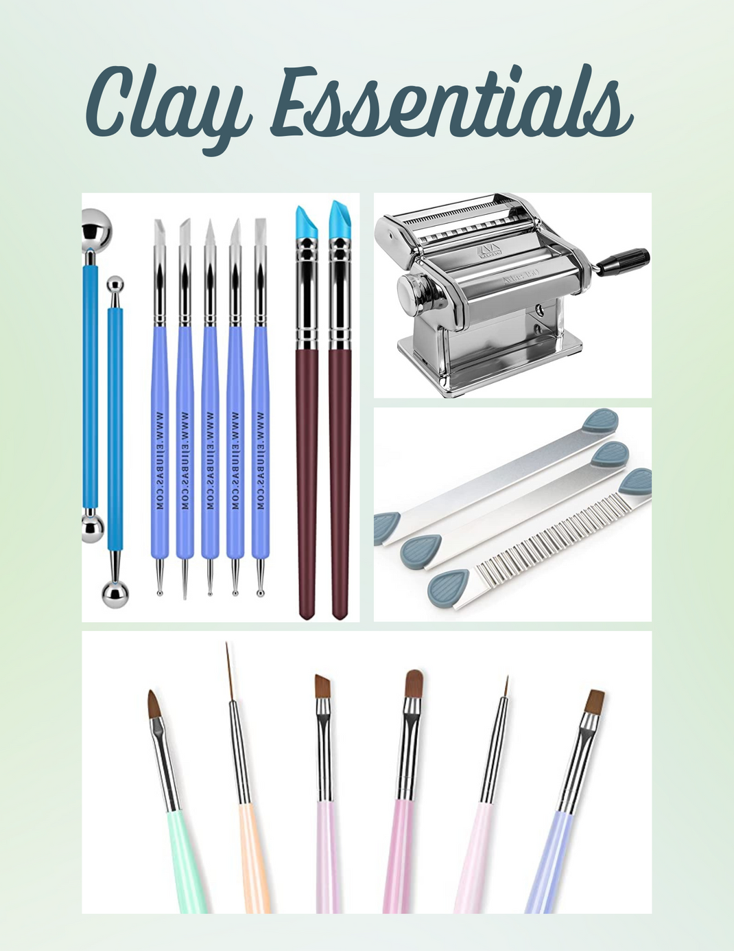 Recommended Clay Tools – The Clay Impress