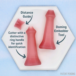 Polymer Clay Earring Post Embedder Kit – The Clay Impress