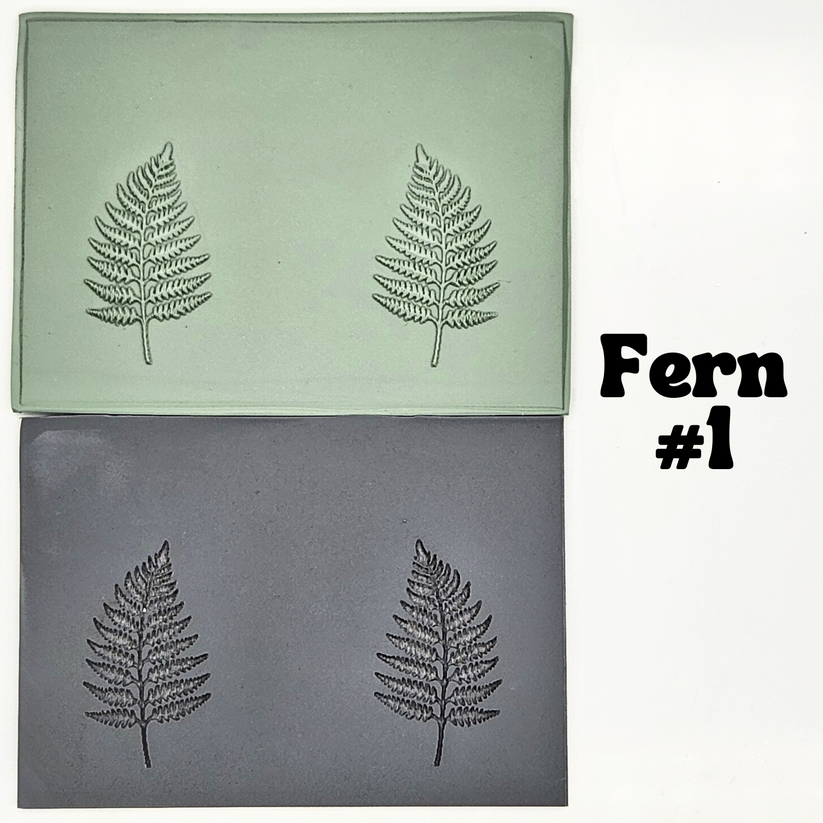 Fern Fronds Polymer Clay Texture Sheet | Detailed, and Easy to Use ...