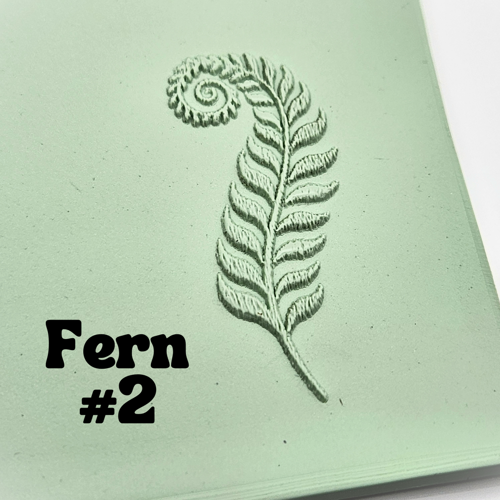 Fern Fronds Polymer Clay Texture Sheet | Detailed, and Easy to Use ...