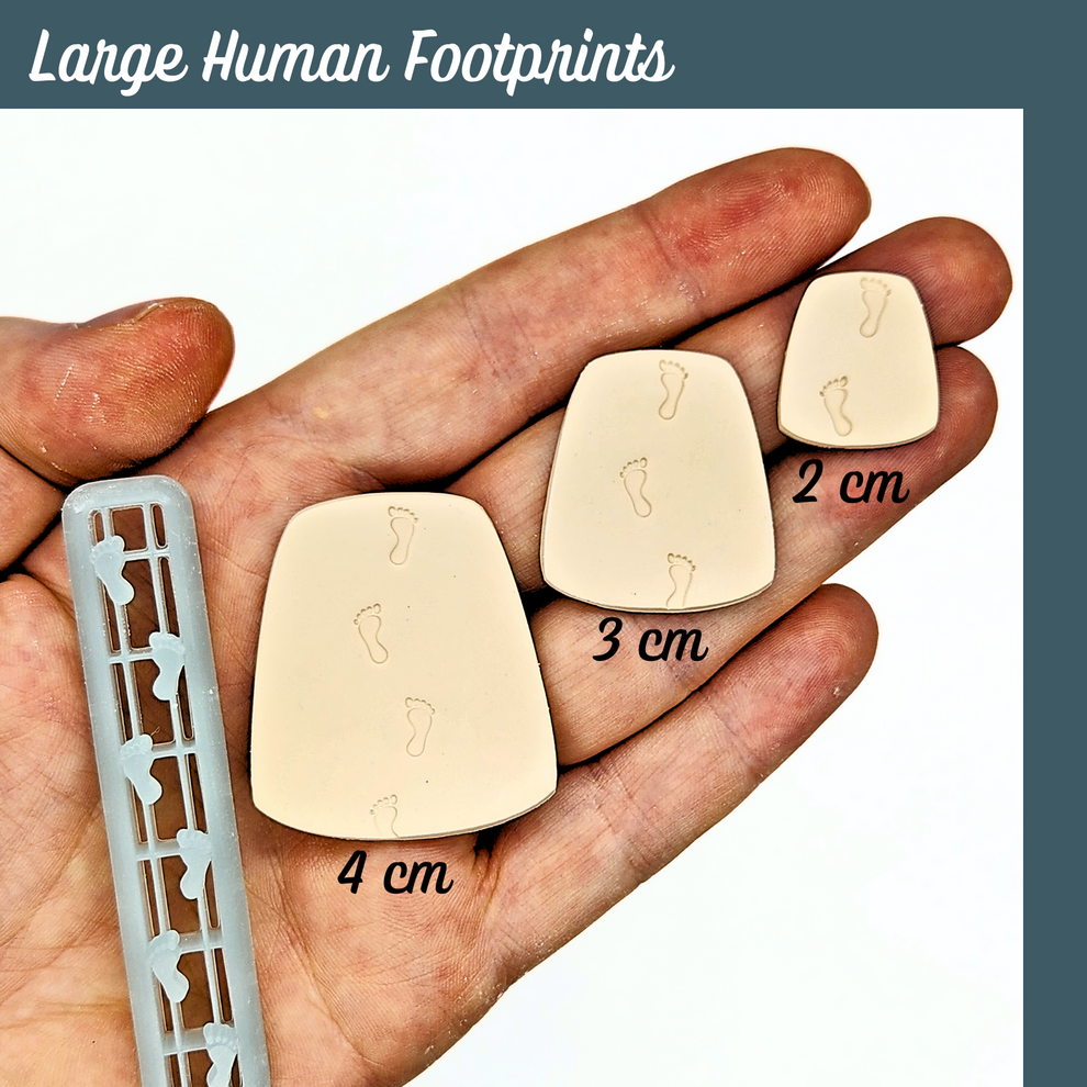 Footprint Polymer Clay Stamps – The Clay Impress