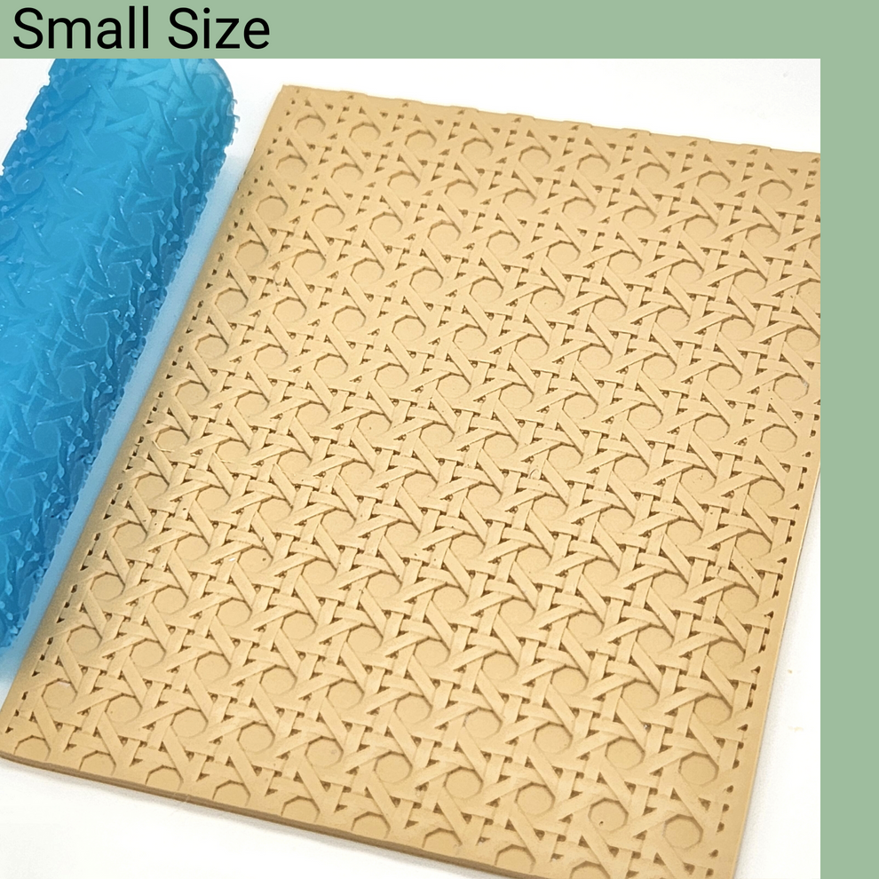Rattan Wicker Texture Rollers | Unique, Detailed, and Easy to Use – The Clay Impress