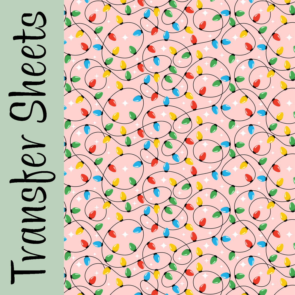 Twinkling Christmas Lights | Winter Polymer Clay Transfer Sheets – The ...