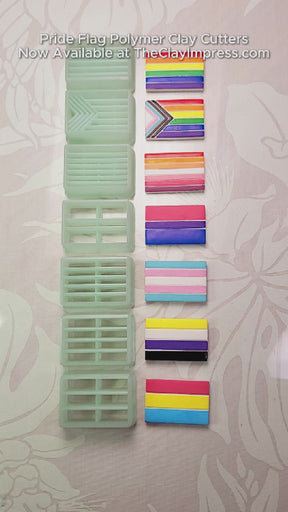 Pride Flag Polymer Clay Cutters | Sharp, Clean, Precision Cuts – The ...