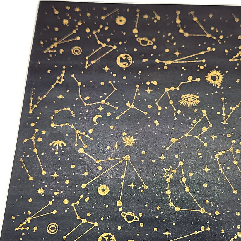 Boho Constellations Silk Screen for Polymer Clay – The Clay Impress