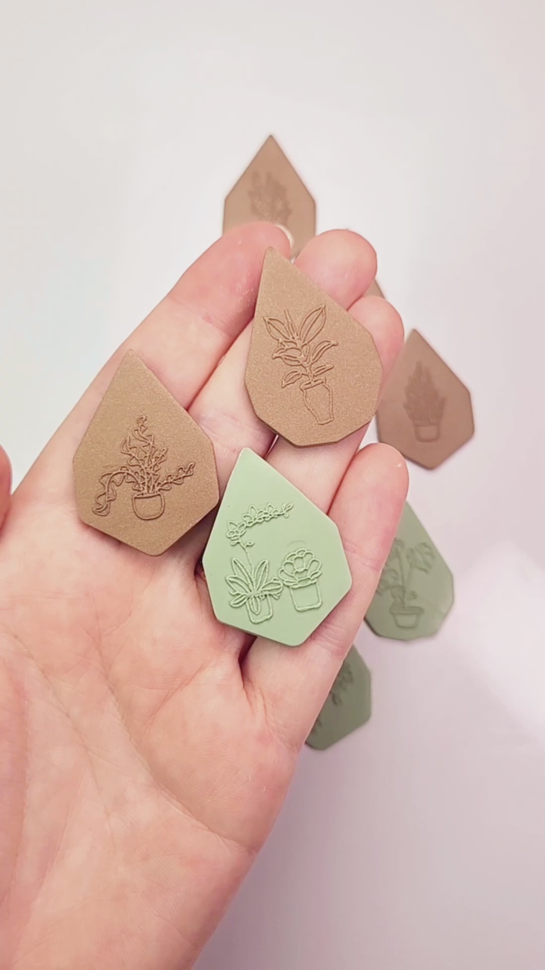Potted Plants Embossing Texture | Unique, Detailed, and Easy to Use ...