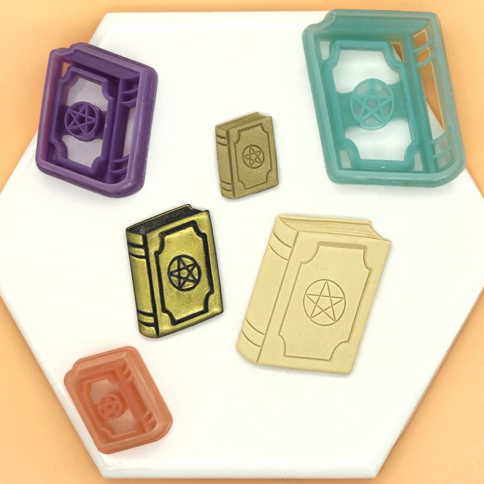 Spell Book Polymer Clay Cutters | Sharp, Clean, Precision Cuts – The ...