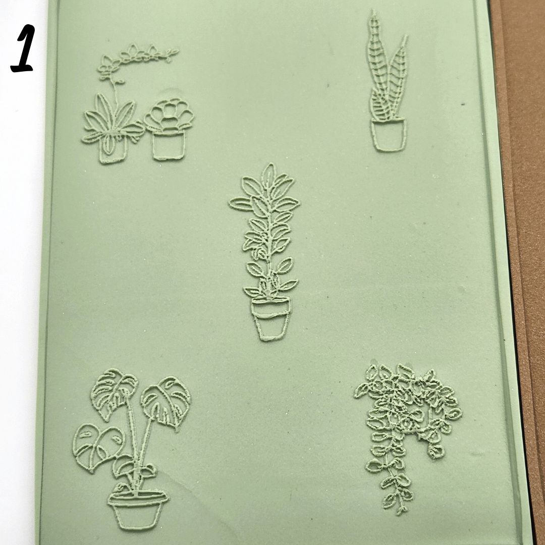 Potted Plants Embossing Texture | Unique, Detailed, and Easy to Use ...